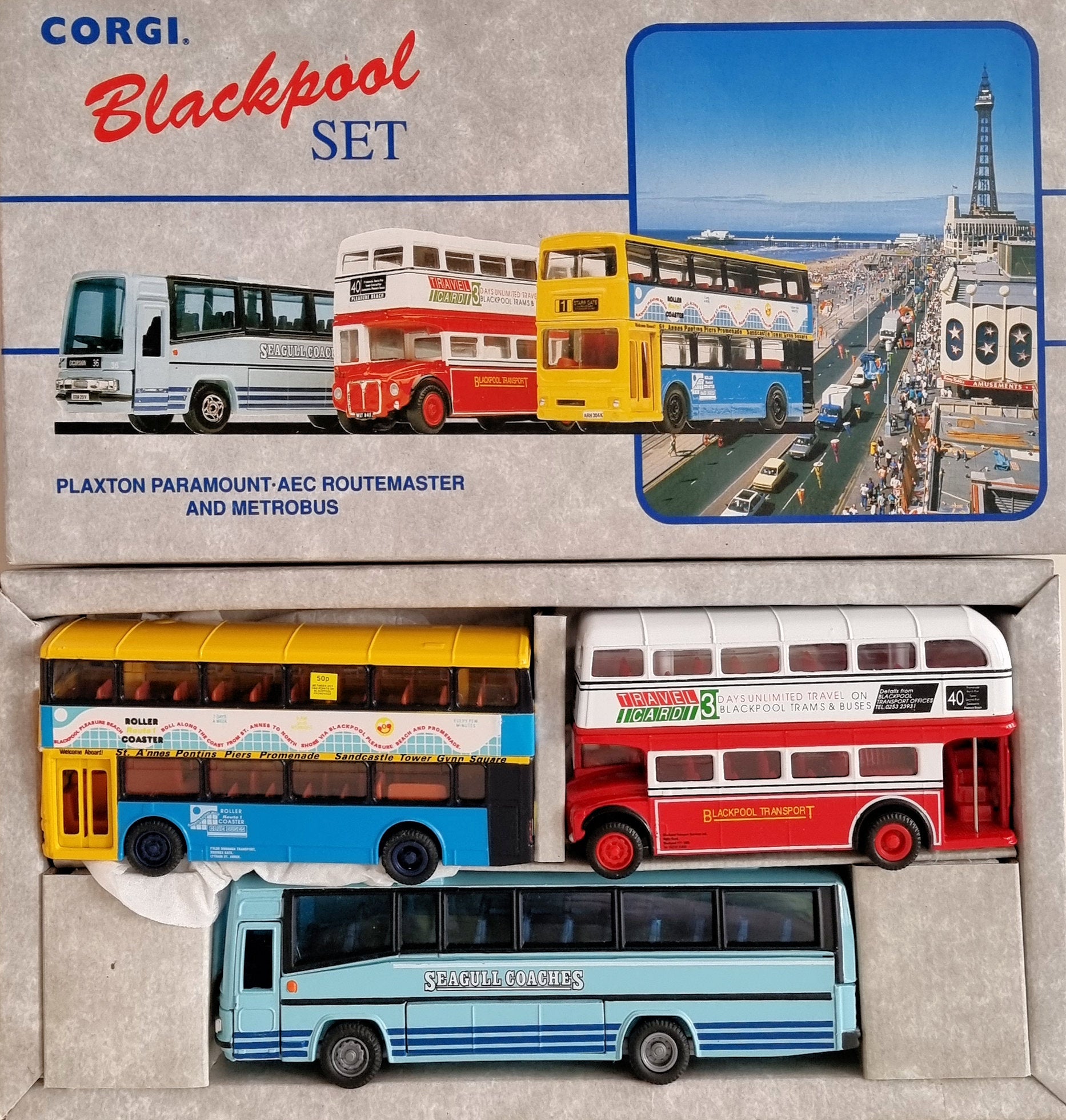 Corgi 97064 3 Bus Blackpool Set – Chester Model Centre