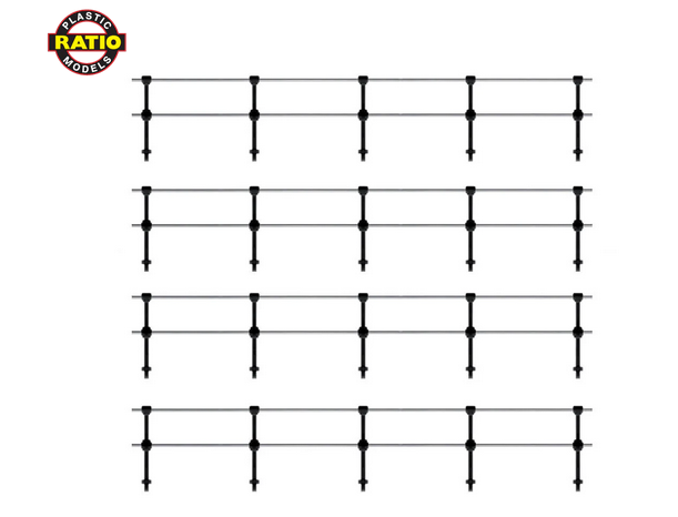 Ratio OO Gauge 144 Double Rail Stanchions – Chester Model Centre