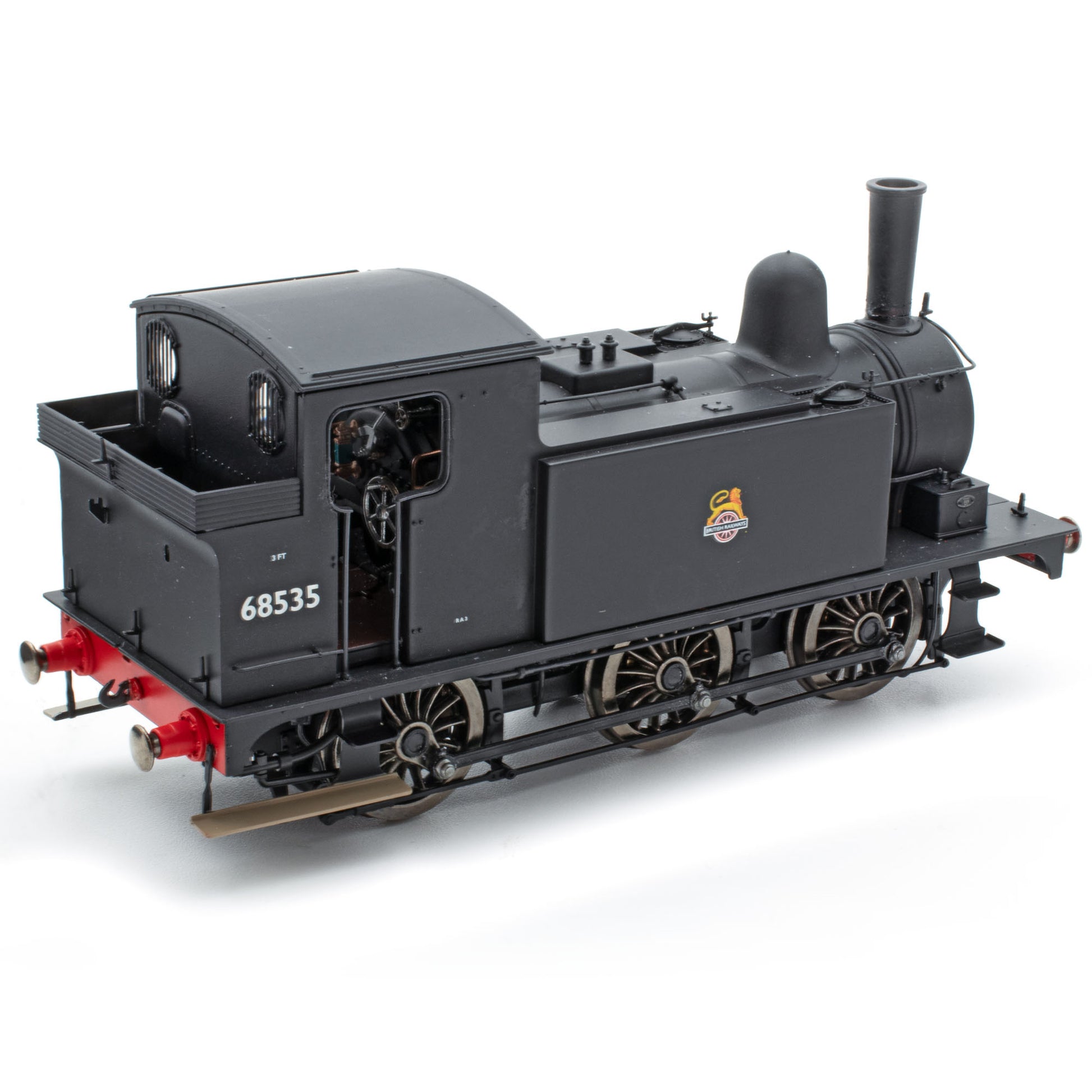 ACCURASCALE (ACC2434) HOLDEN J67/J69 Class 0-6-0T BR 68535 Plain Black ...