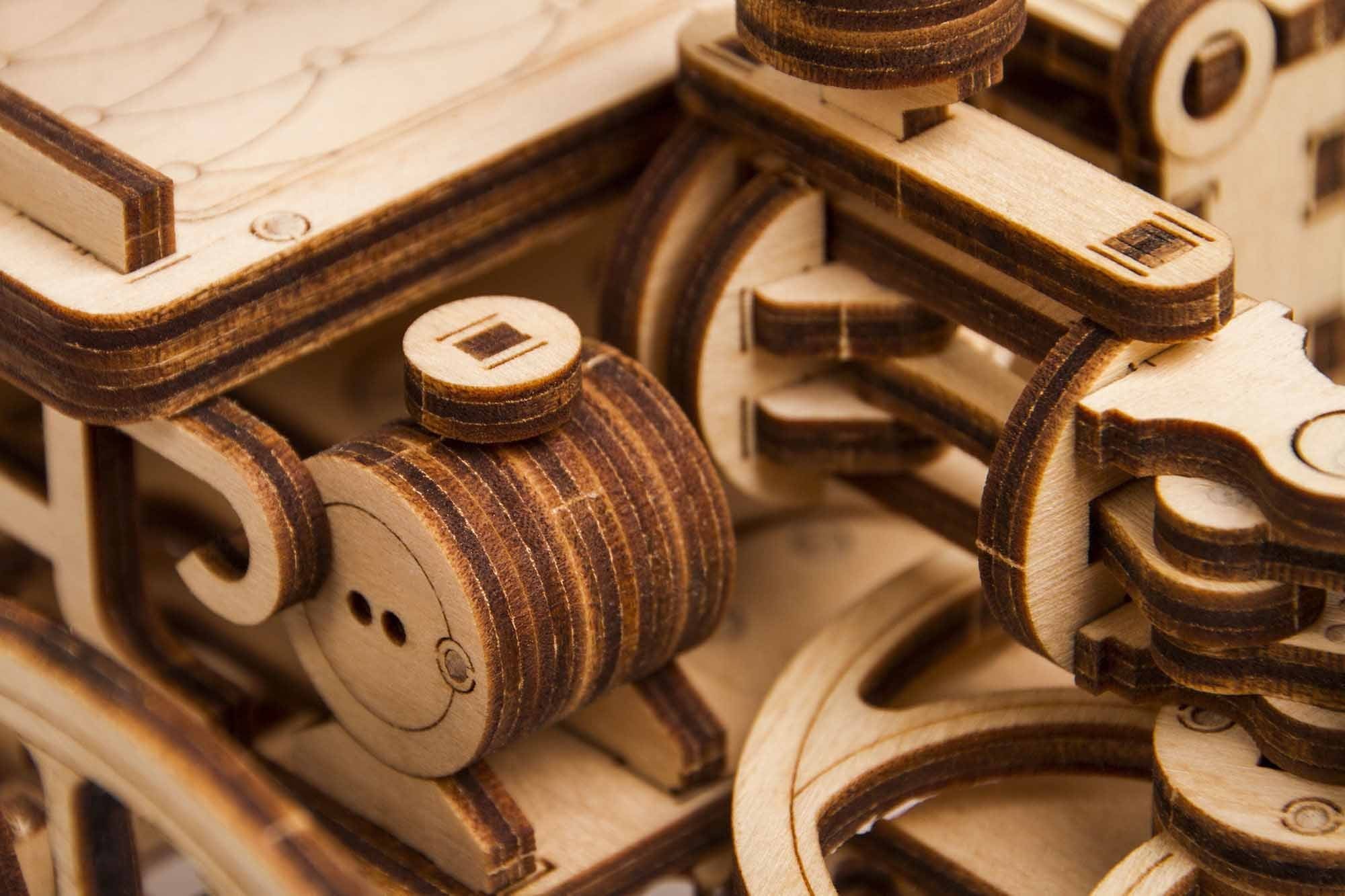 Wood Trick Mechanical 3D Puzzle First Car Wooden Model Kit – Chester ...