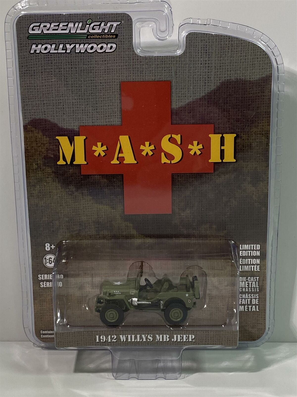 Greenlight 1:64 MASH 1942 Willys MB Jeep – Chester Model Centre