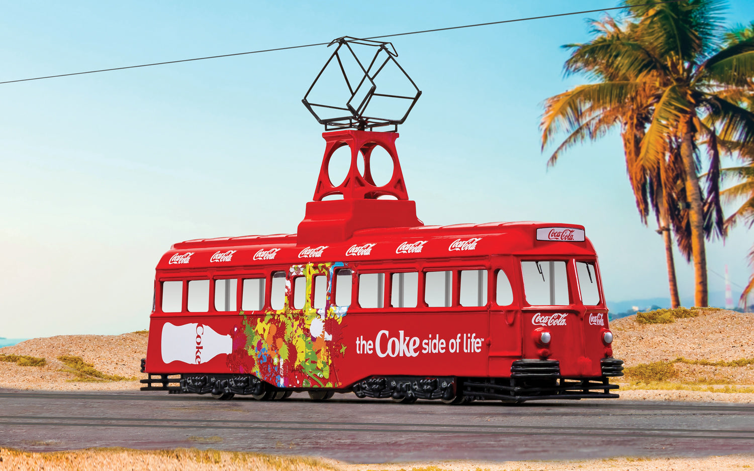 Coca Cola Single Decker Tram- Coke Side of Life – Chester Model Centre